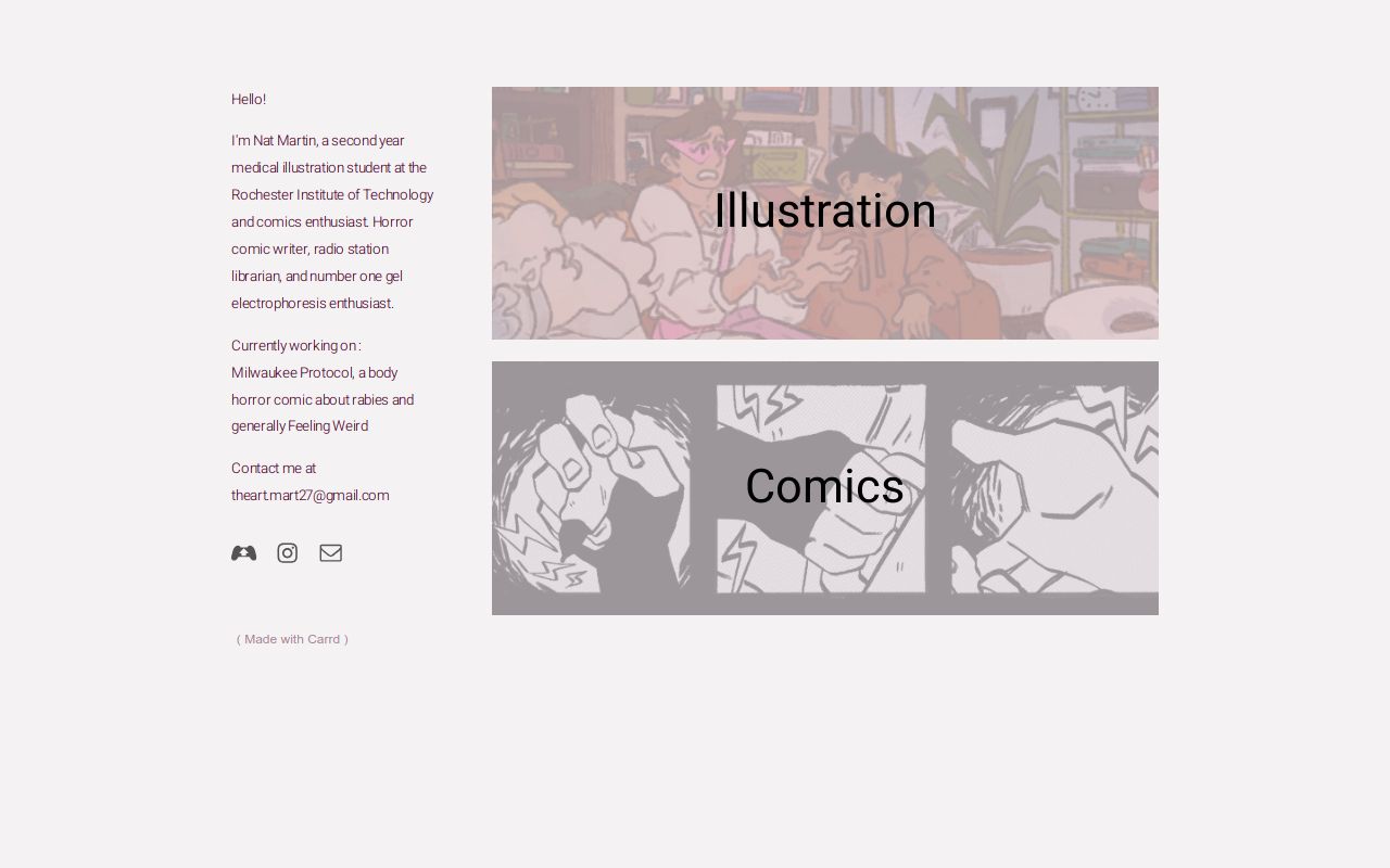 Nat Martin's Portfolio